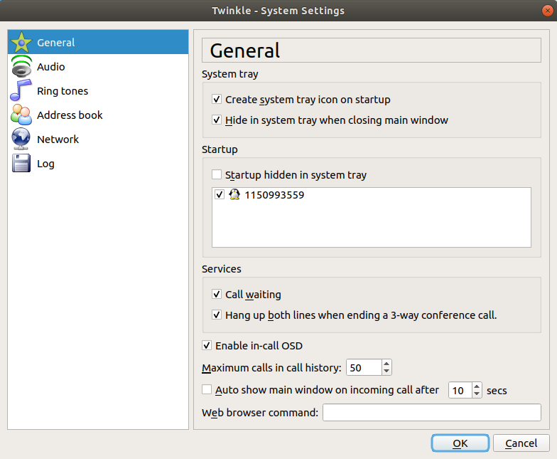 Twinkle voice application for Linux based system device use to make and ...